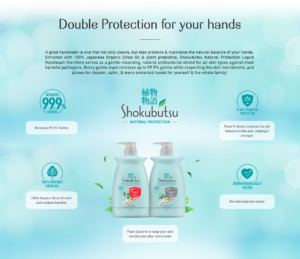 Shokubutsu Natural Protection Protect Hand Wash: Complete Care – SHOKUBUTSU
